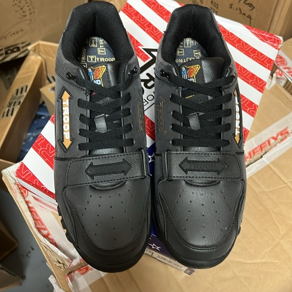 Troop | Shoes | World Of Troop Cobra Black Gold Sneakers Shoes Us 2 Uk ...